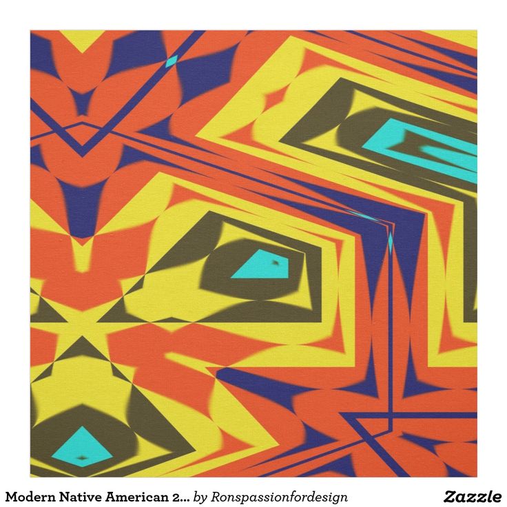 Modern Native American 28 Custom Fabric