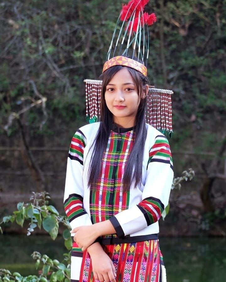 Mizo Traditional Dress Mizoram Mizoram Girl Traditional Outfits