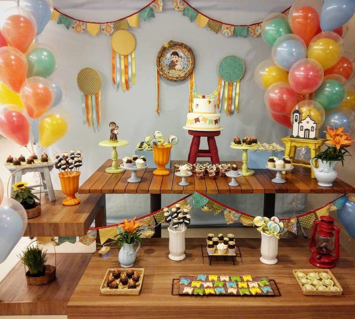 Decoração De Festa Junina 90 Ideias Coloridas E Criativas Decor Birthday Decorations Chic