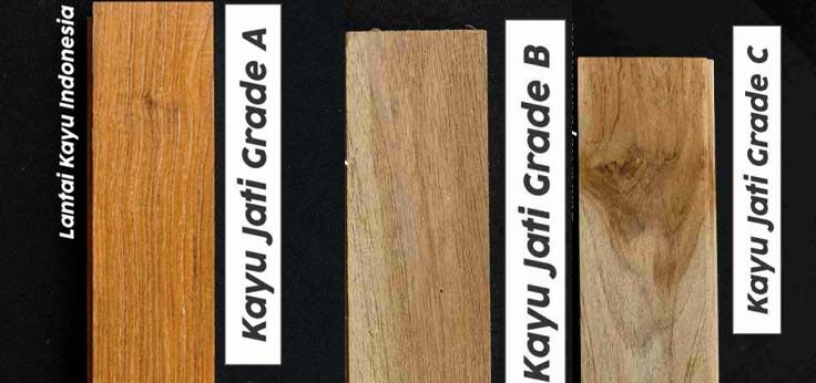Membedakan Kualitas Kayu Jati berdasarkan Grade-nya Membedakan Kualitas Kayu Jati berdasarkan Grade-nya