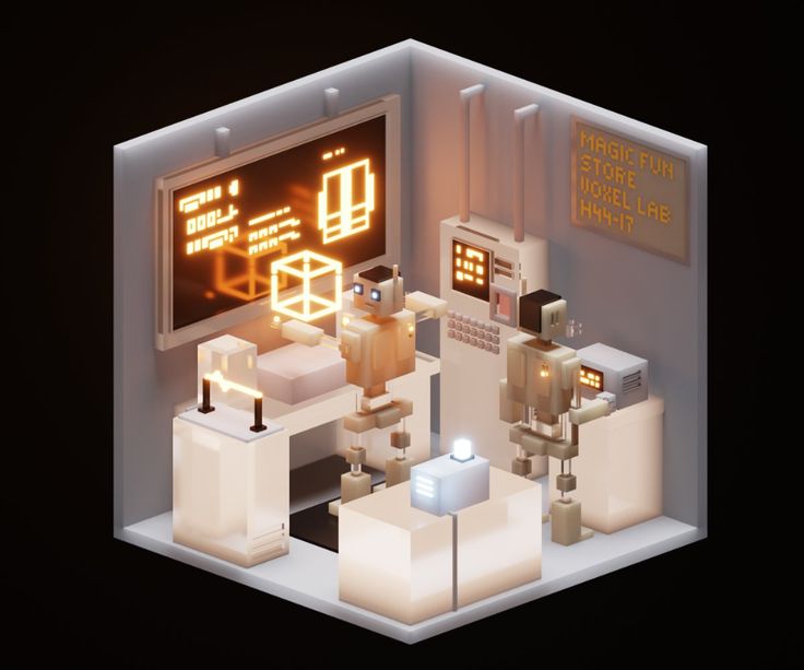 Ephtracy On X Isometric Design Spaceship Interior Bedroom Cartoon