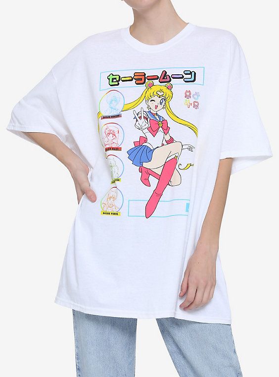 Sailor Moon Oversized T Shirt Cleofarwell Blog