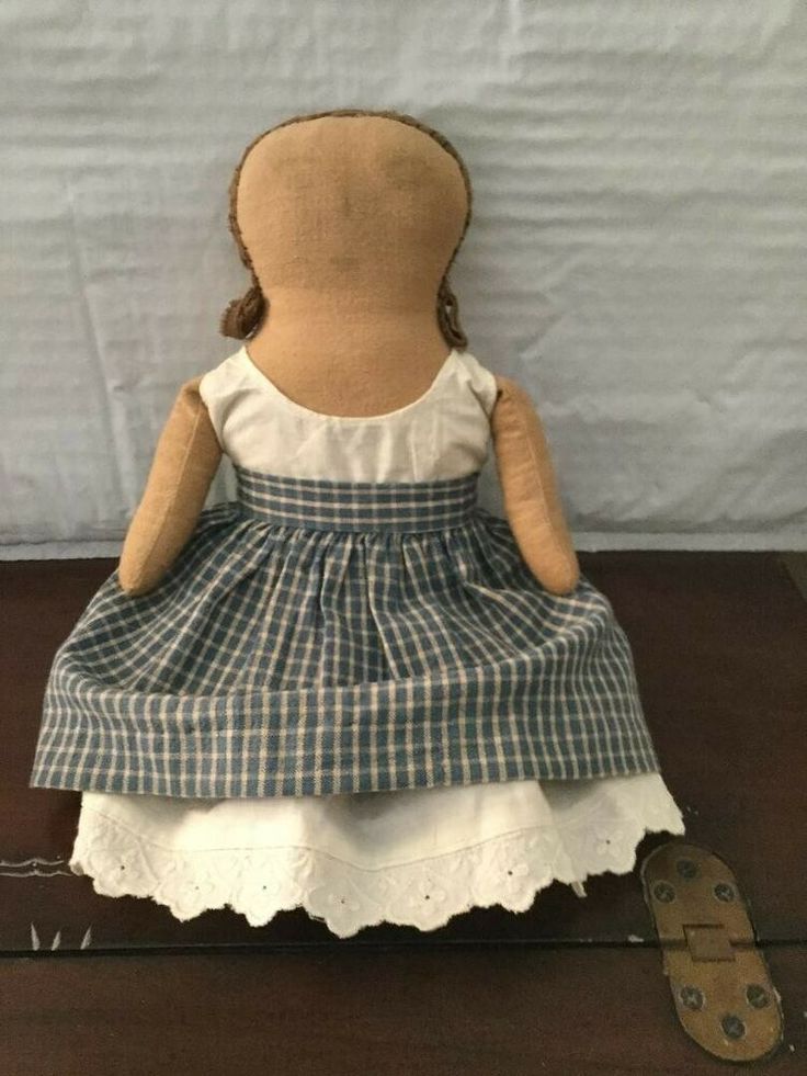 EARLY PRIMITIVE HAND MADE CLOTH FOLK ART RAG DOLL - ARTIST MADE ... EARLY PRIMITIVE HAND MADE CLOTH FOLK ART RAG DOLL - ARTIST MADE ...