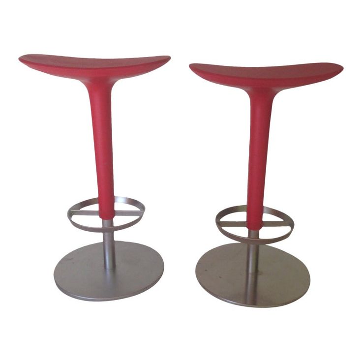 Red Counter Stools A Pair Counter Stools Stool Counter
