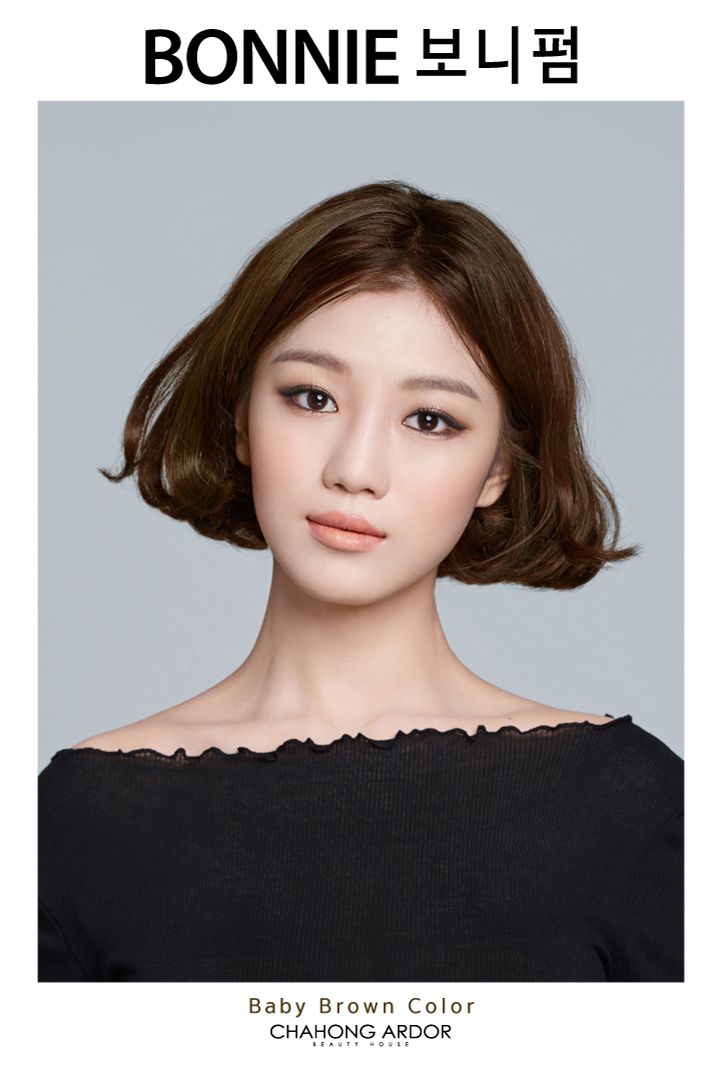 디자이ㄴ에 있는 Congssu님의 핀 단발머리 헤어스타일 짧은 머리 스타일 짧은 머리