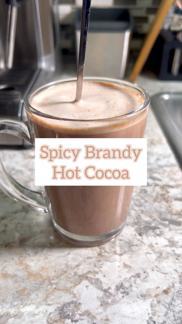 Spicy Brandy Hot Chocolatecocoa Hot Chocolate Cocoa Coffee Drink Recipes Brandy Cocktails