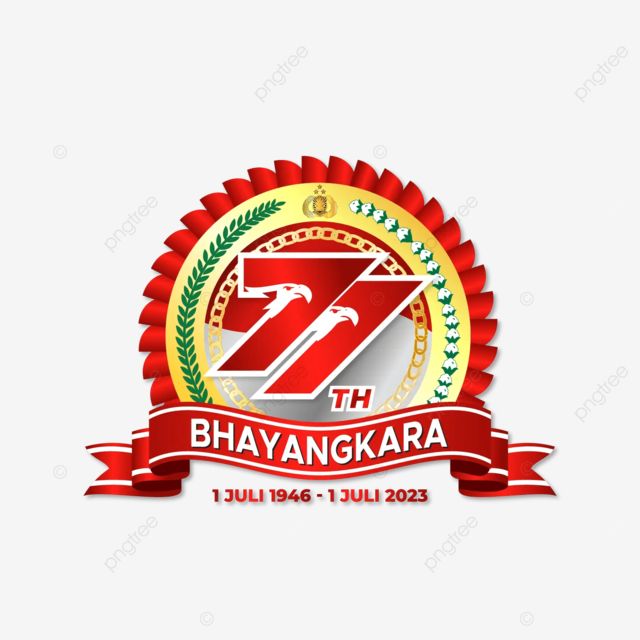 Official Logo For Hut Bhayangkara 2023 Vector, Birthday Bhayangkara ... Official Logo For Hut Bhayangkara 2023 Vector, Birthday Bhayangkara ...