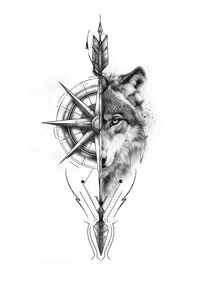 Ardaaktop I Will Create Unique Custom Geometric Tattoo Design For 40 On In 2024