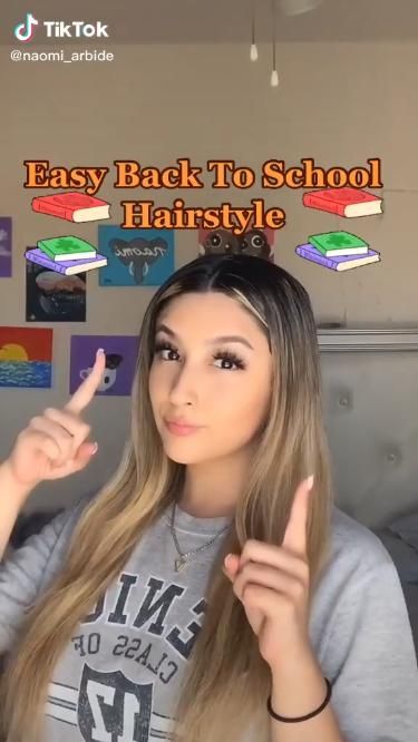 Tutorial Easy Back To School Hairstyle Peinados Sencillos Peinado Fácil Peinados Sencillos