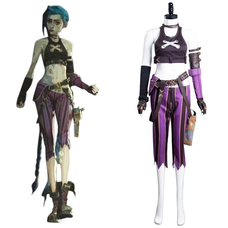 League Of Legends Lol Jinx Cosplay Costume Uniform Outfits Halloween C Cosplay Costumes Jinx