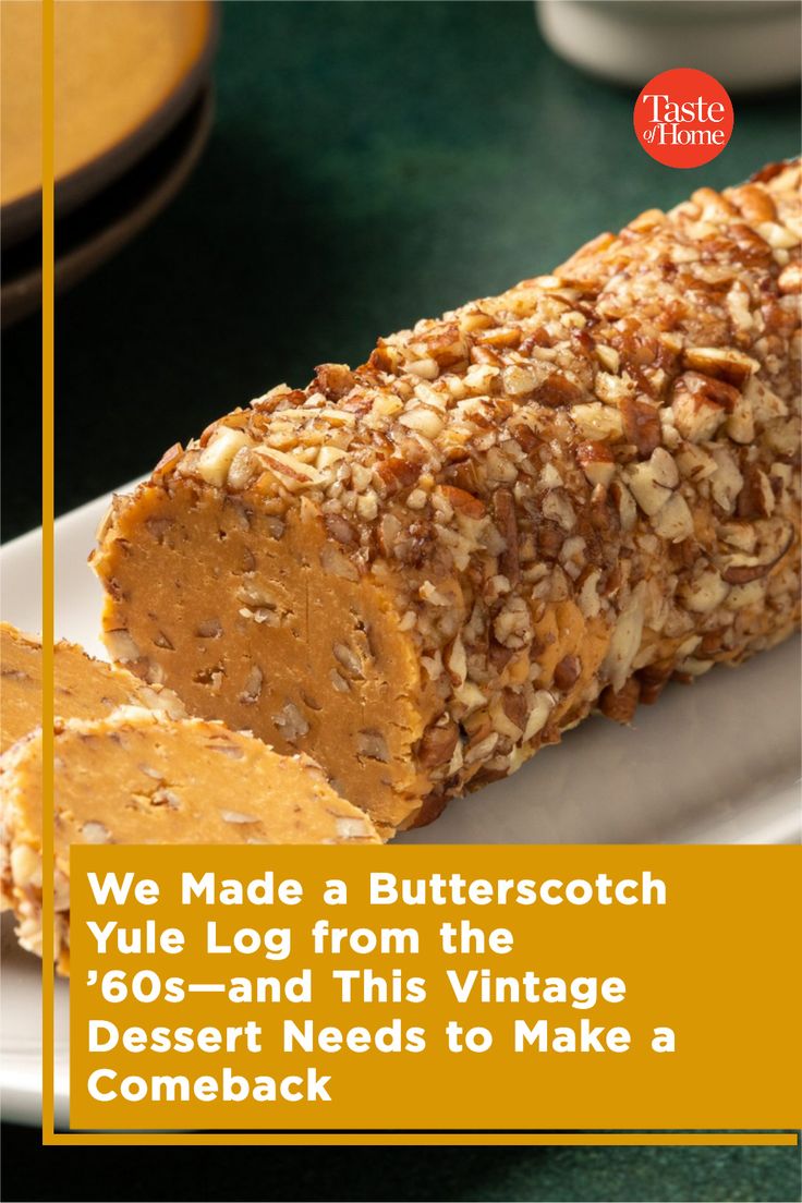 We Made A Butterscotch Yule Log From The 1960s And This Vintage Dessert Needs To Make A Comeback