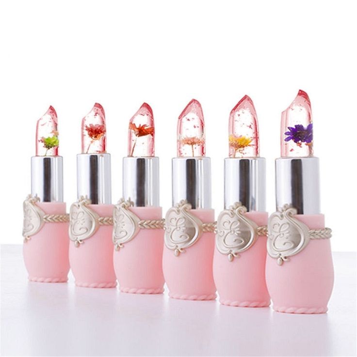 Transparant Jelly Flower Lipsticks Waterproof Magic Temperature Color ... Transparant Jelly Flower Lipsticks Waterproof Magic Temperature Color ...