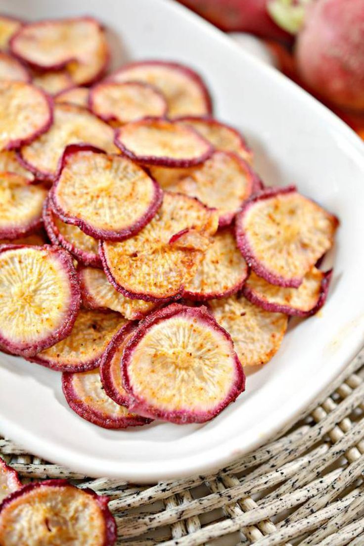 Keto Chips Best Low Carb Potato Chip Recipe Easy Homemade Radish Chips Low Carb