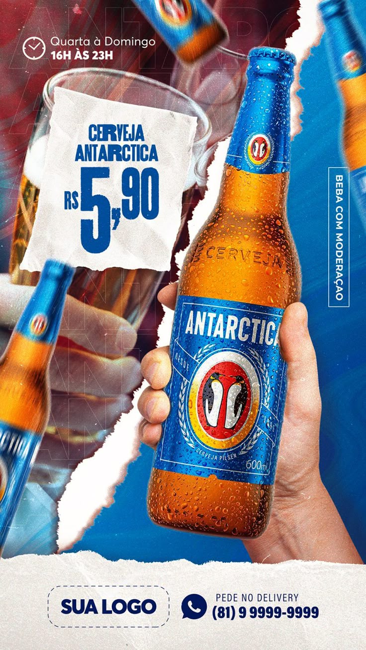 Post Story Distribuidora Combo De Sábado Bebidas Social Media Psd