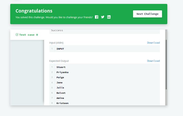 Output placements hackerrank solution | Problem statement, Solutions ... Output placements hackerrank solution | Problem statement, Solutions ...