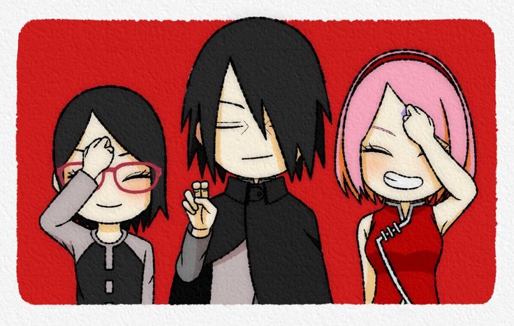 Sasusaku And Sarada Naruto Sakuraharuno Harunosakura Haruno Sakura 春野サクラ うちはサクラ サスサク