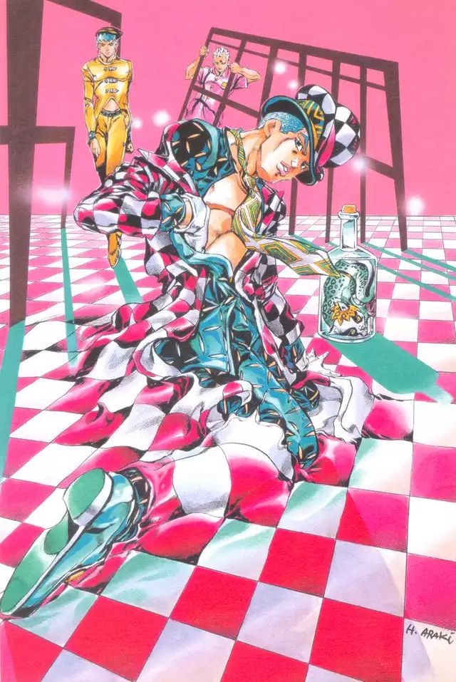 Araki Postcards Jojo Bizarre Jojos Bizarre Adventure Jojo Bizzare Adventure