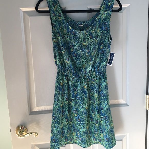 Peacock Print Dress Or Coverup Peacock Print Dress Print Dress Dress