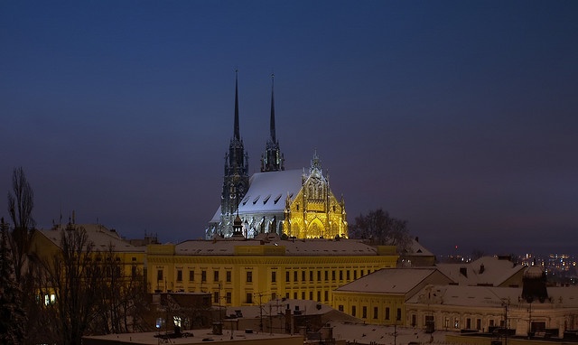 Brno v zimní noci , Brno city at winter night | Brno, Czech republic ... Brno v zimní noci , Brno city at winter night | Brno, Czech republic ...