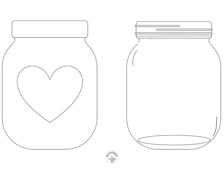 Mason Jar Template Mason Jar Cards T Jar Valentine Ts