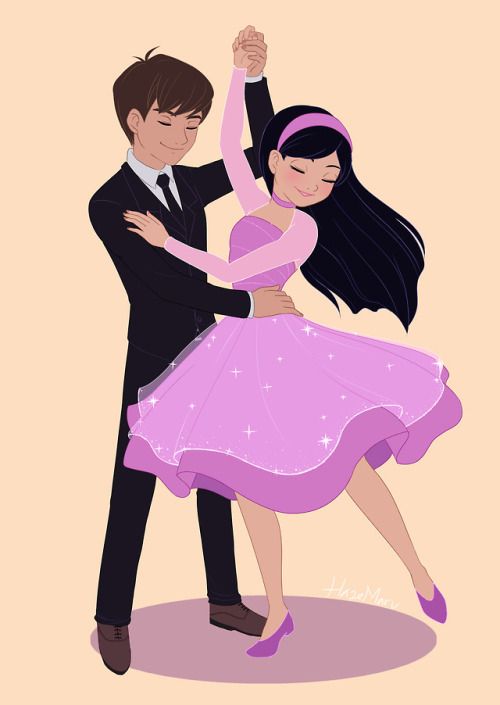 Violet And Tony Rydingers Romantic Prom Dance From The Incredibles Disney Princess Pictures