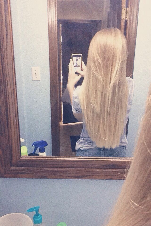 Roseknowsbest 💎 I Went Full Blonde Mirror Selfie Blonde Selfie