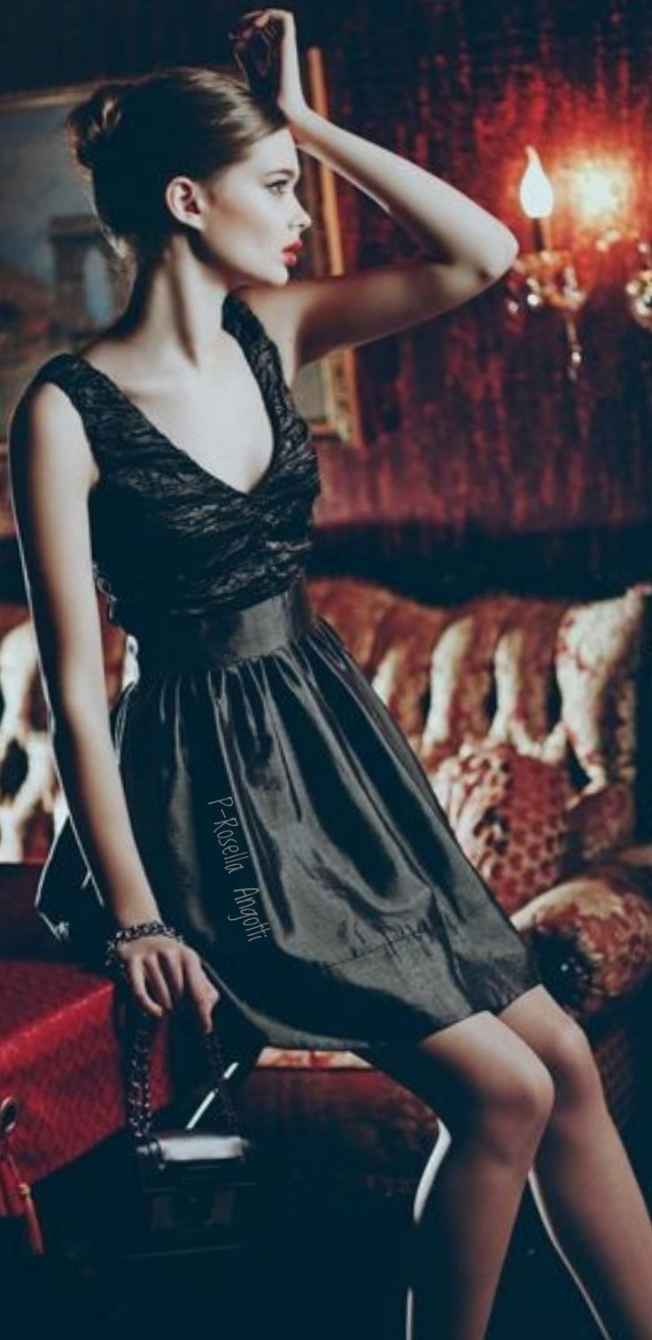 Black Elegance P Rosella Angotti Glamour Editorial Fashion Photography Women