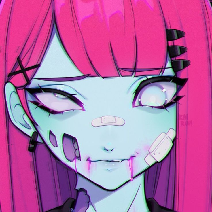 ๐ Yuko ๐ Experimental Piece Of My Zombie Oc Yuko With Some Glitch Effects ๐๐ I Also Recorded