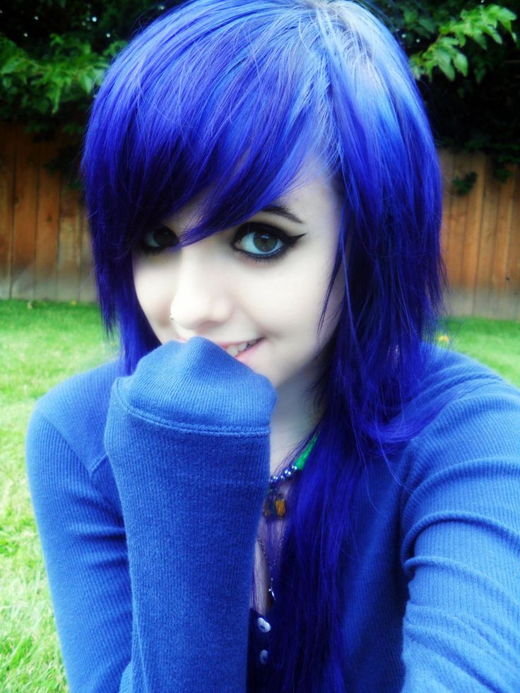 Im Blue Da Boo Deewhatever By Thelegendofceaira On Deviantart Emo Scene Hair Scene Hair