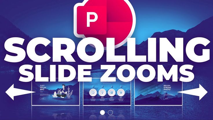 PowerPoint Scrolling Slide Zooms Infographic Illustration PowerPoint Scrolling Slide Zooms Infographic Illustration
