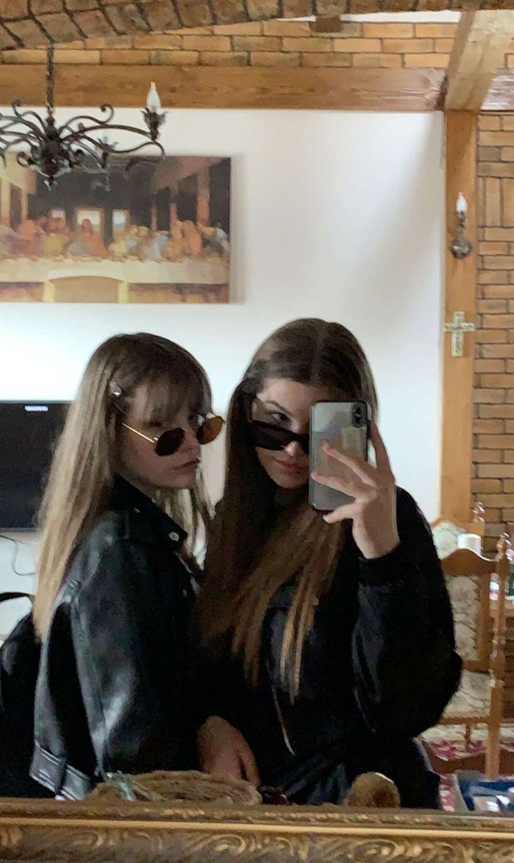 Aesthetic Room Mirror Selfie Besties In 2023 Mirror Selfie Poses