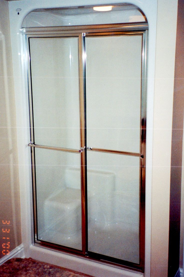 Fully Framed Shower Enclosure By Pass Sliding Doors Furnished