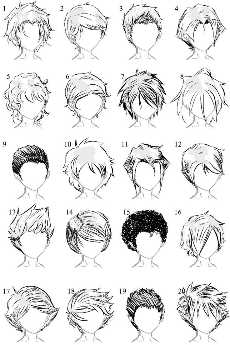 20 More Male Hairstyles By ~lazycatsleepsdaily On Deviantart Drawing People Sketches Manga Hair