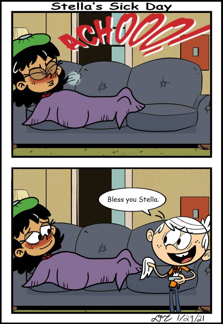 Commission Stellas Sick Day By Admiraldt8 On Deviantart Loud House Characters The Loud