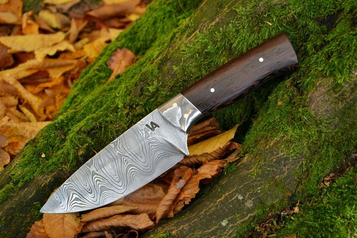 This knife is made of my damascus steel, on the handle is wenge ... This knife is made of my damascus steel, on the handle is wenge ...