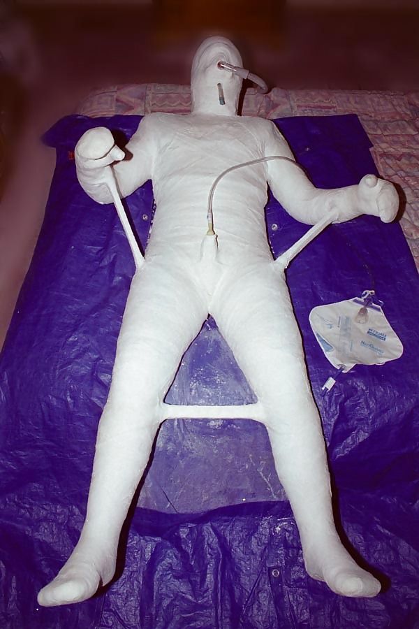 Pin Auf Plaster Mummification Bondage Cast