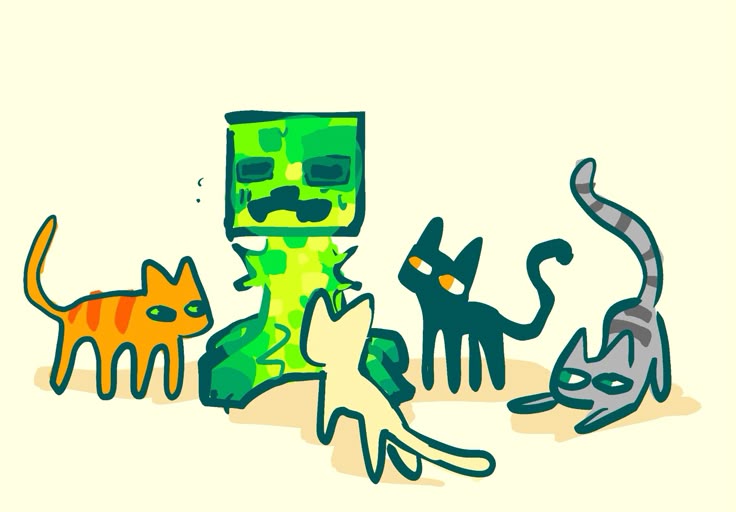 Pin By Haley Greer On Foxes Minecraft Cat Minecraft Fan Art Minecraft Art