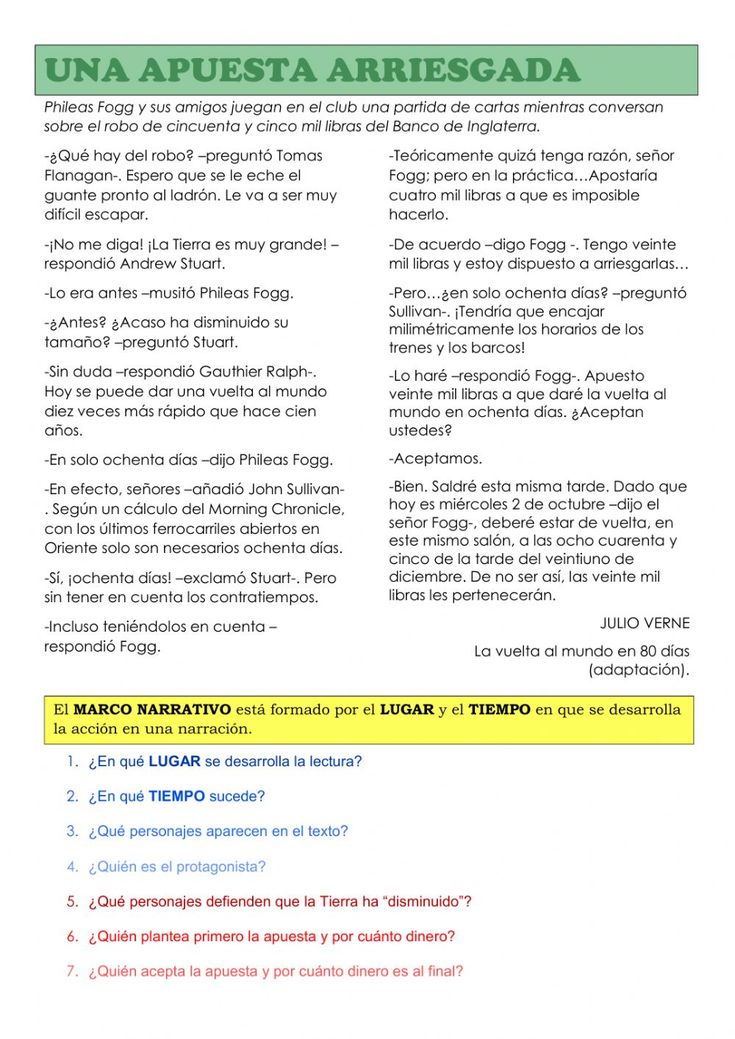 Los textos narrativos worksheet | Inbox screenshot Los textos narrativos worksheet | Inbox screenshot