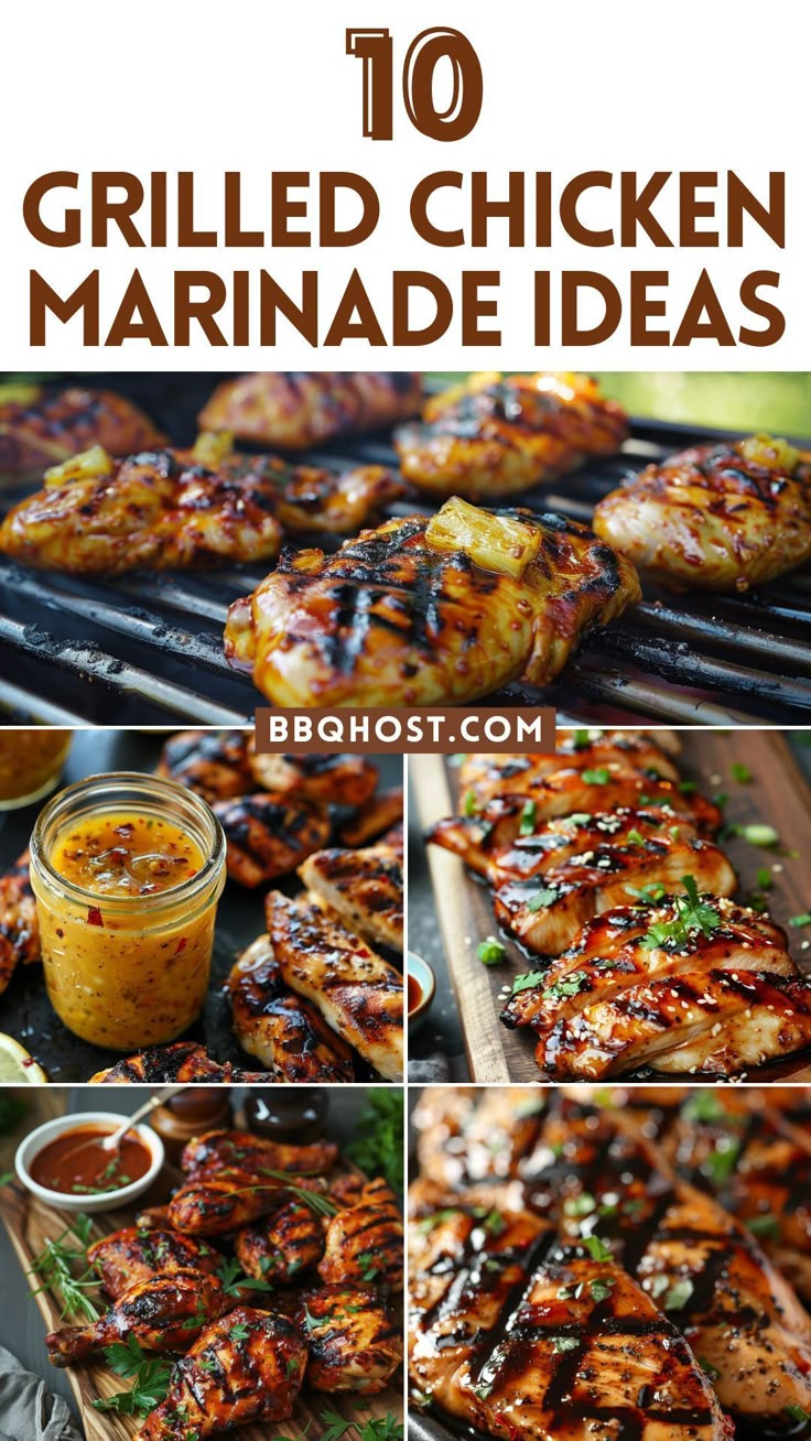 10 Easy Grilled Chicken Marinade Recipes For Flavor Packed Bbqs Yemek