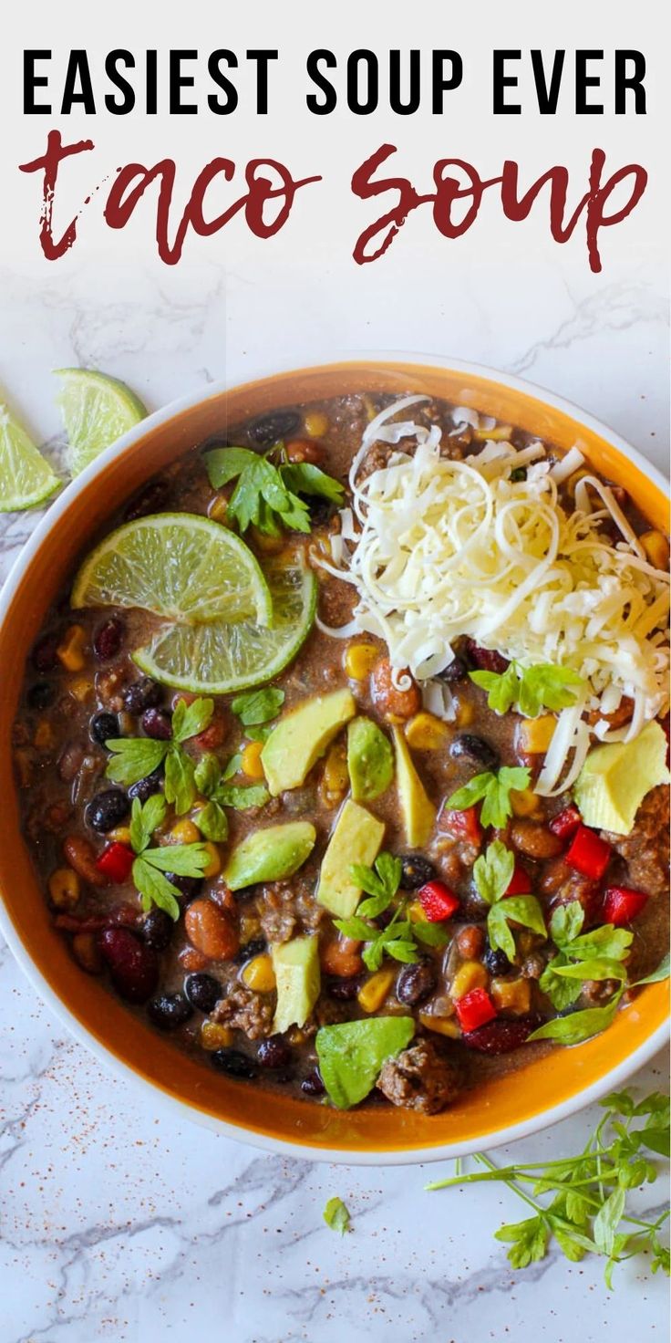 Taco Soup With Ranch Dressing Easiest Soup Recipe Ever Recept