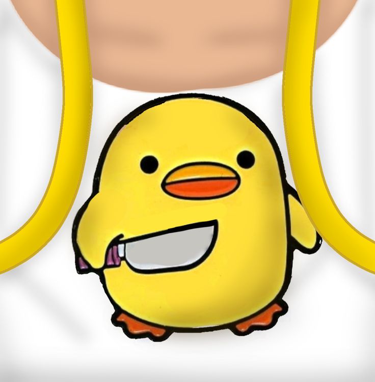 Free Roblox T Shirt Plain White Yellow Duck Shirt W Backpack 🐤☁️ Футболки для девочек