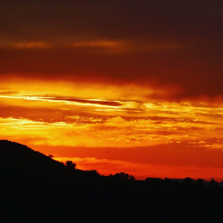 Hot June night sunset in the Conejo Valley. Hot June night sunset in the Conejo Valley.