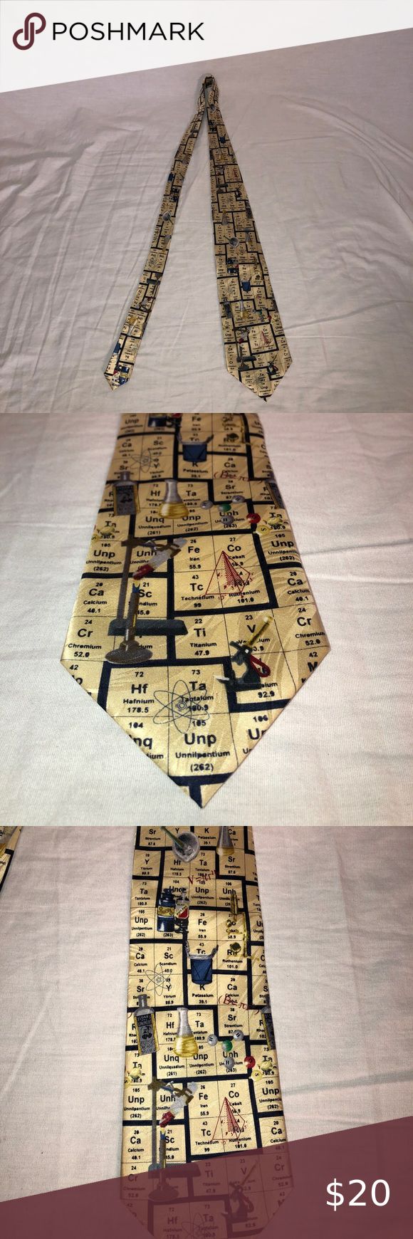 Museum Artifacts Periodic Table Science Tie Museum Artifacts Periodic Table Science Tie