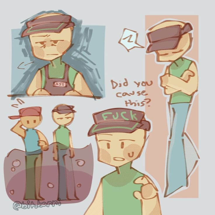 4am Cashier Character Design Roblox Animation Character Art