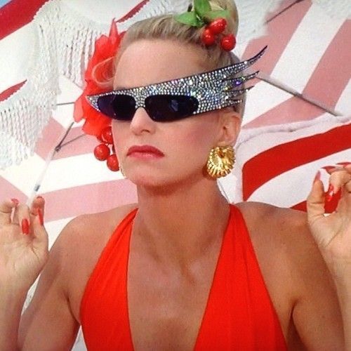 Goldie Hawn In Overboard Glitter Glasses Gucci Inspired 80s Glasses Red Fashion 80s Fashion