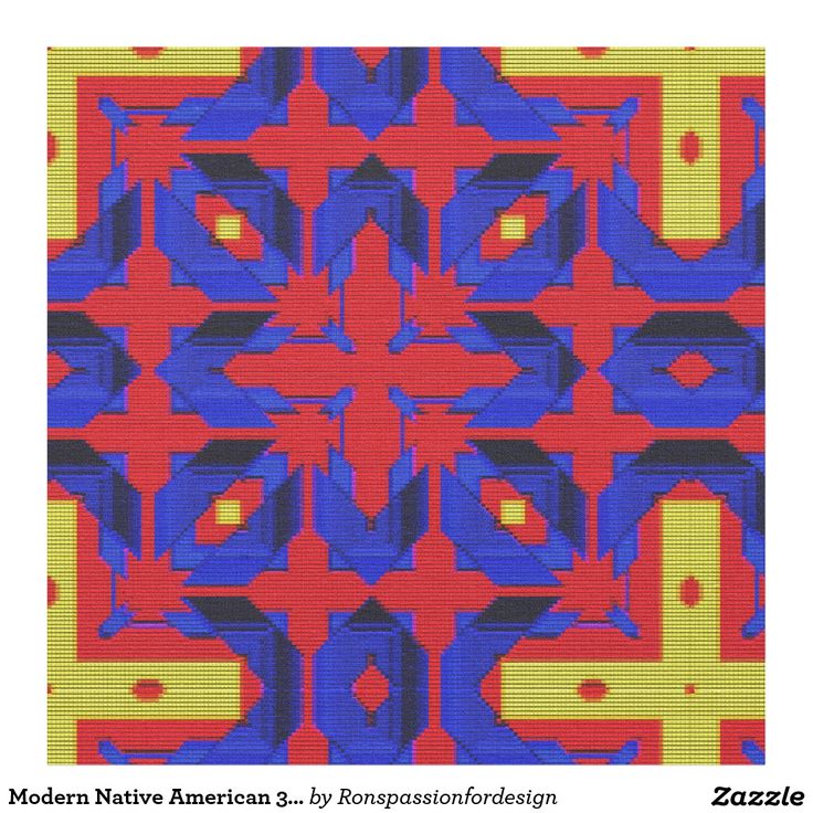 Modern Native American 30 Custom Fabric Custom Fabric Printing On