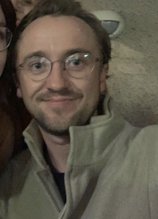 Pin On Tom With Glasses😊 Tom Felton Draco Malfoy Tom Felton Daniel Radcliffe