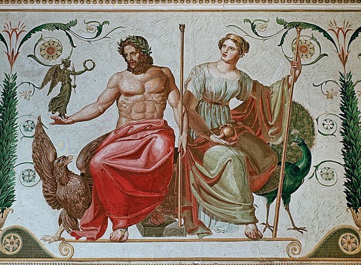 Zeus And Hera 1827 Karl Friedrich Schinkel 17811841 Berlin Zeus And Hera Greek Gods And