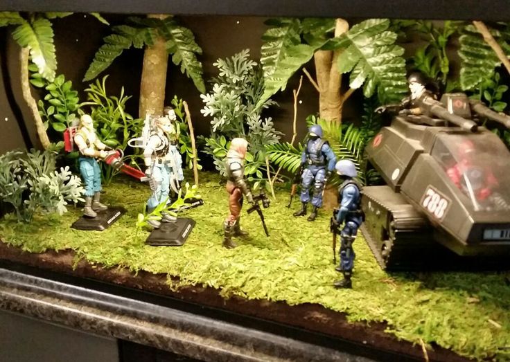Gi Joe Large Forest Diorama Ebay Diorama Gi Joe Forest
