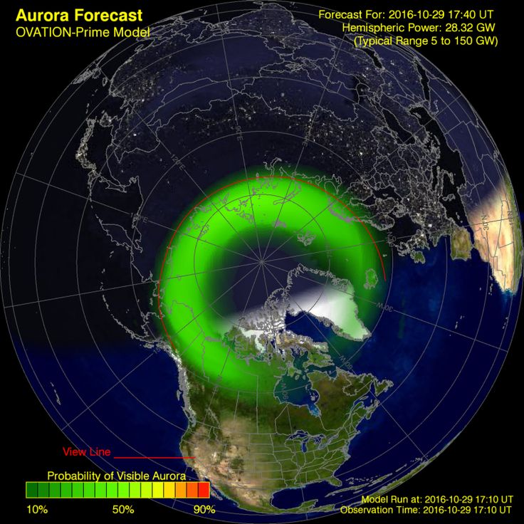 Aurora Forecast Geophysical Institute Aurora Forecast Northern